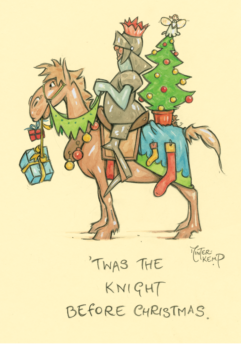 Twas the Knight before Christmas – Tom Dickins